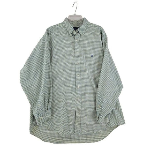 Ralph Lauren | Shirts | Polo Ralph Lauren Mens Long Sleeve Dress Shirt Green Plaid Size 83435 ...